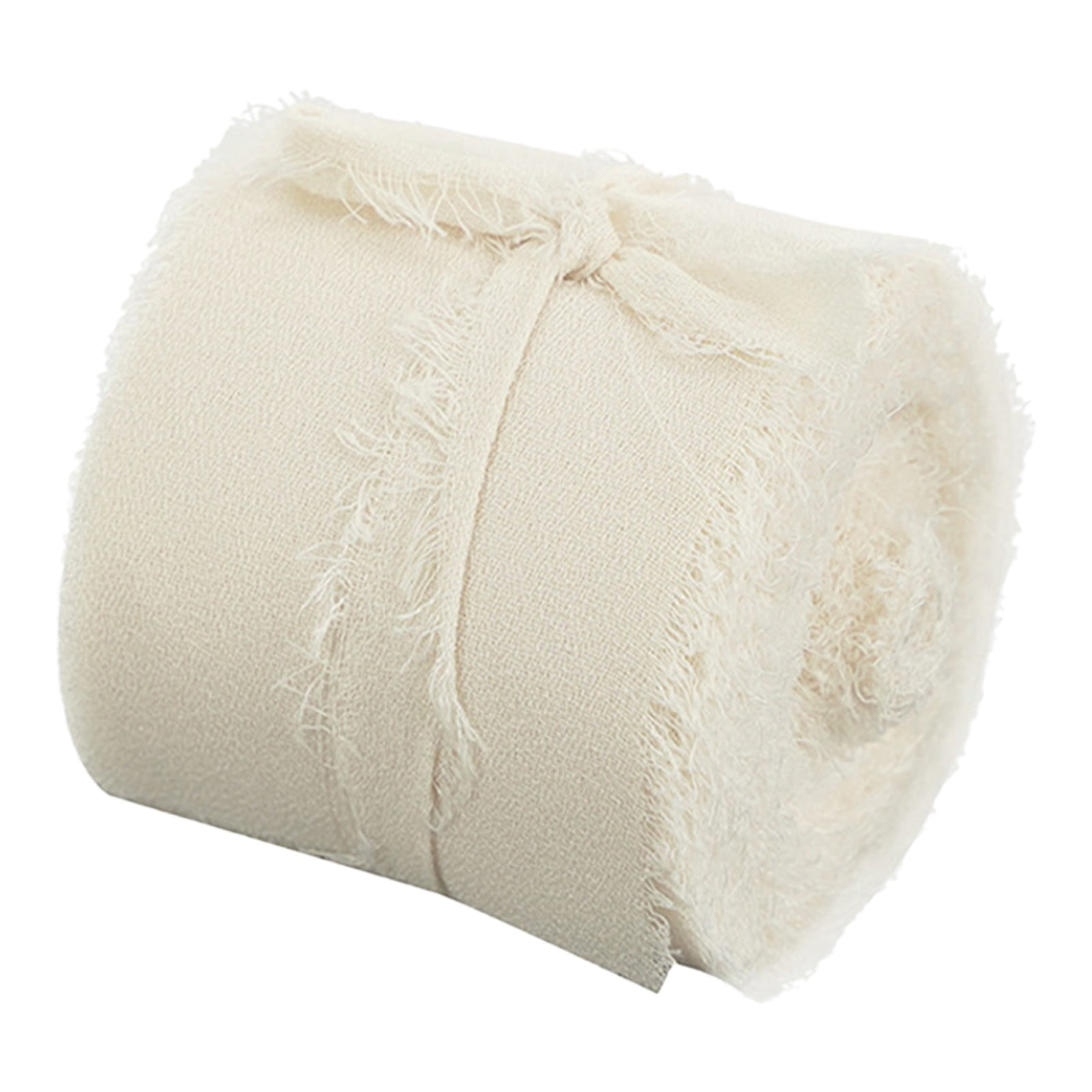 CMrtew Handmade Fringe Chiffon Ribbon Rustic Wrapping Ribbon for ...