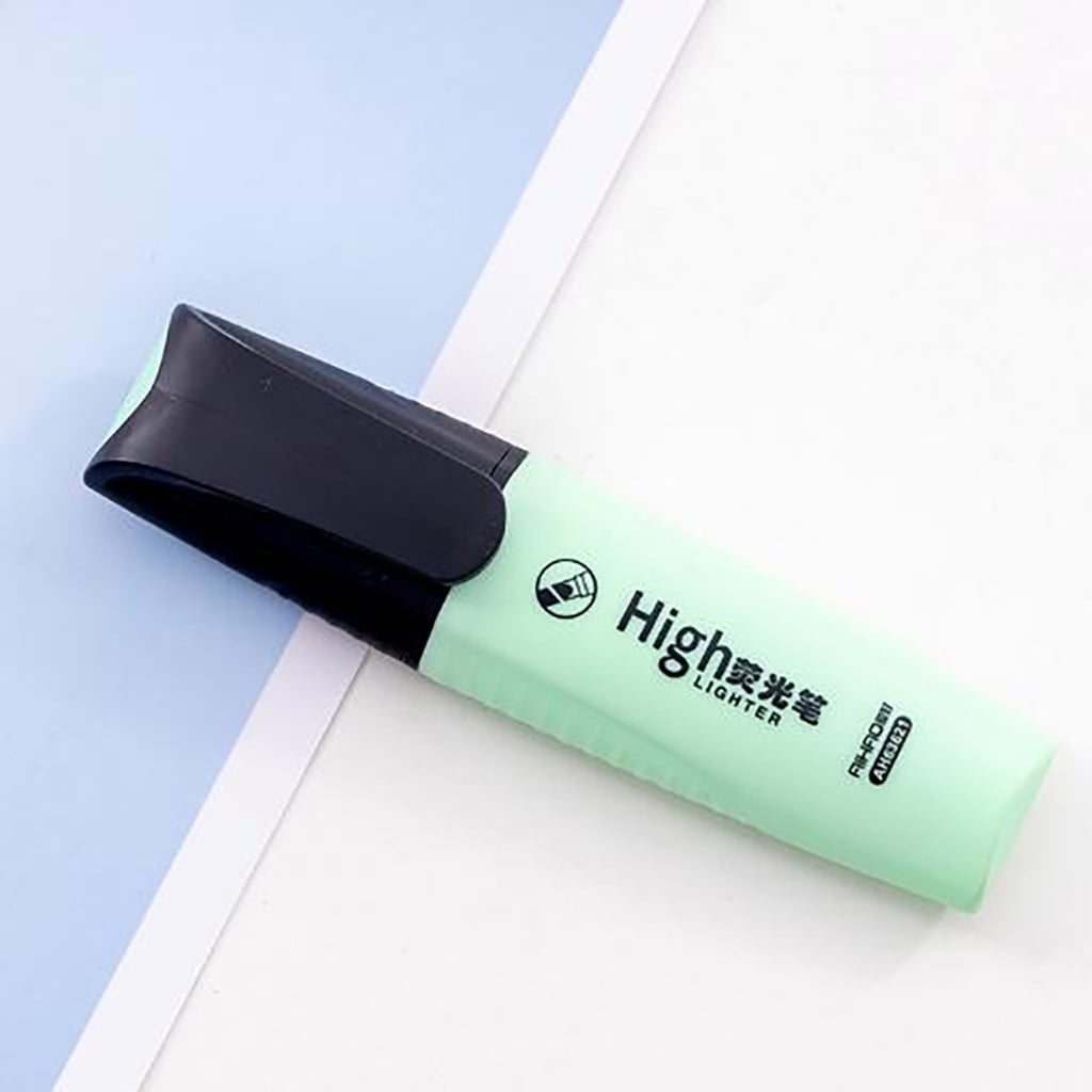 CMrtew Head Double Head Highlighter 6 Colour Fluorescent Candy Colour ...