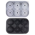 CMrtew Ice Cube Tray, 2 inch Rose Ice Cube Trays with Covers, 6 Cavity ...