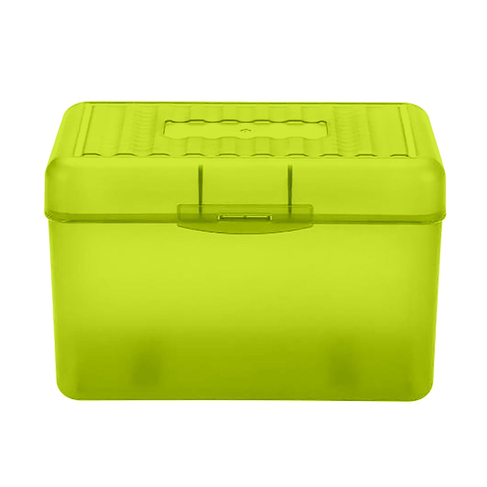 CMrtew Index Card Holder Box Organizer for Notecards, Flashcards ...