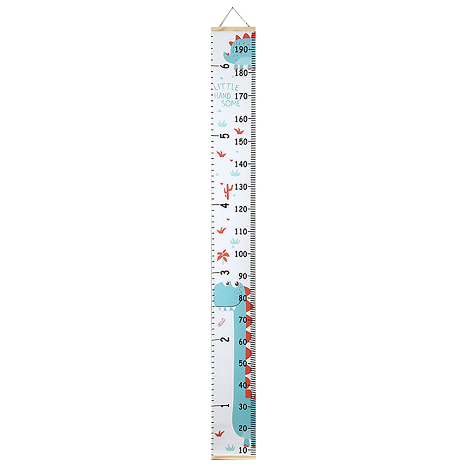 CMrtew Kids Growth Chart Height Measuring Chart Canvas Cartoon Baby ...