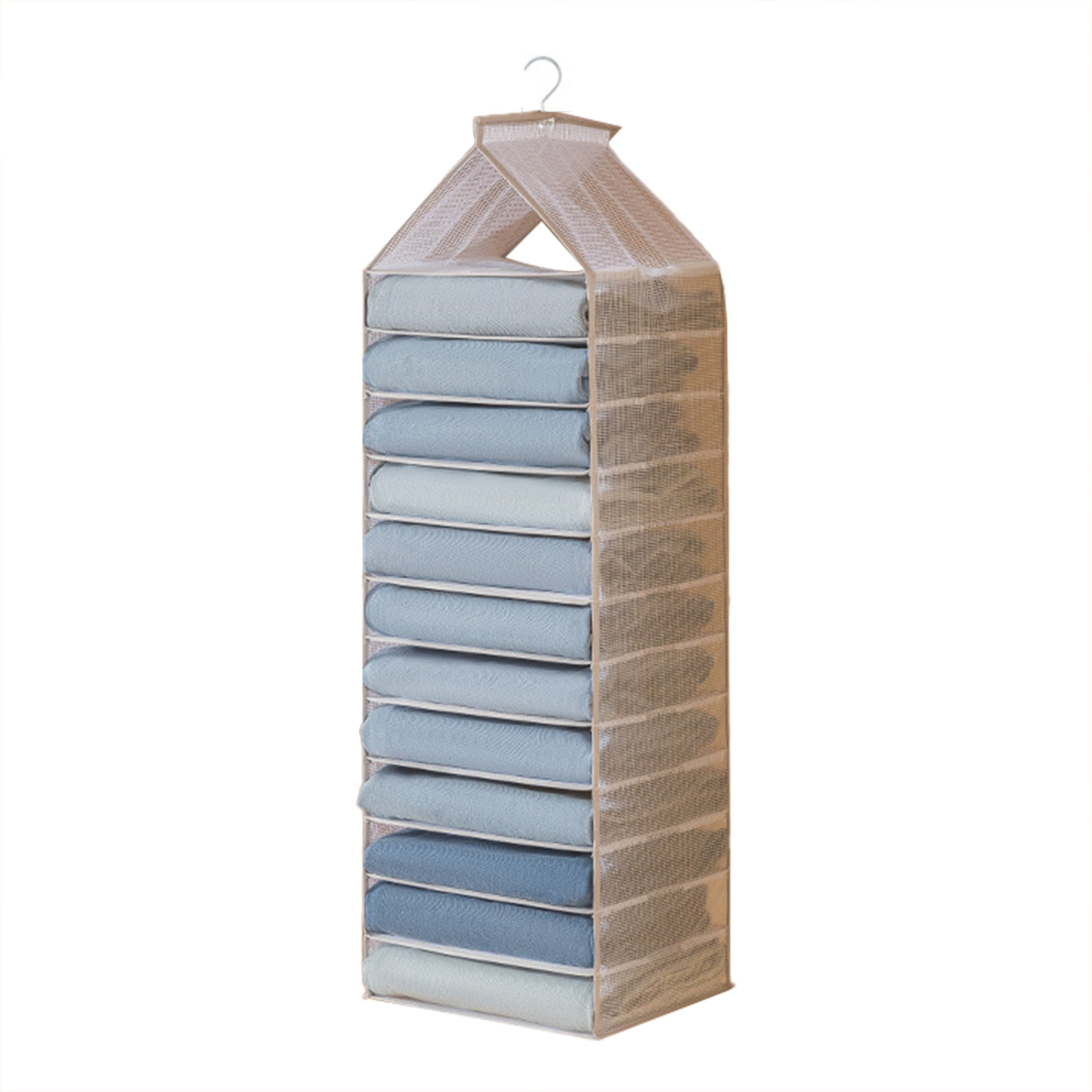 CMrtew Layering Storage Hanging Bag Clothing Divider Bag Super Long PVC ...