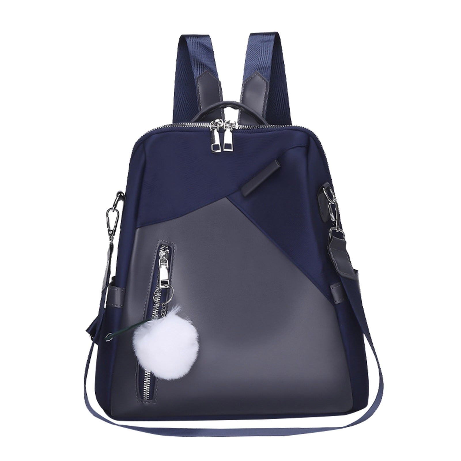 CMrtew Leather Backpack Purse,Ladies Fashion Pendant Casual Backpack ...