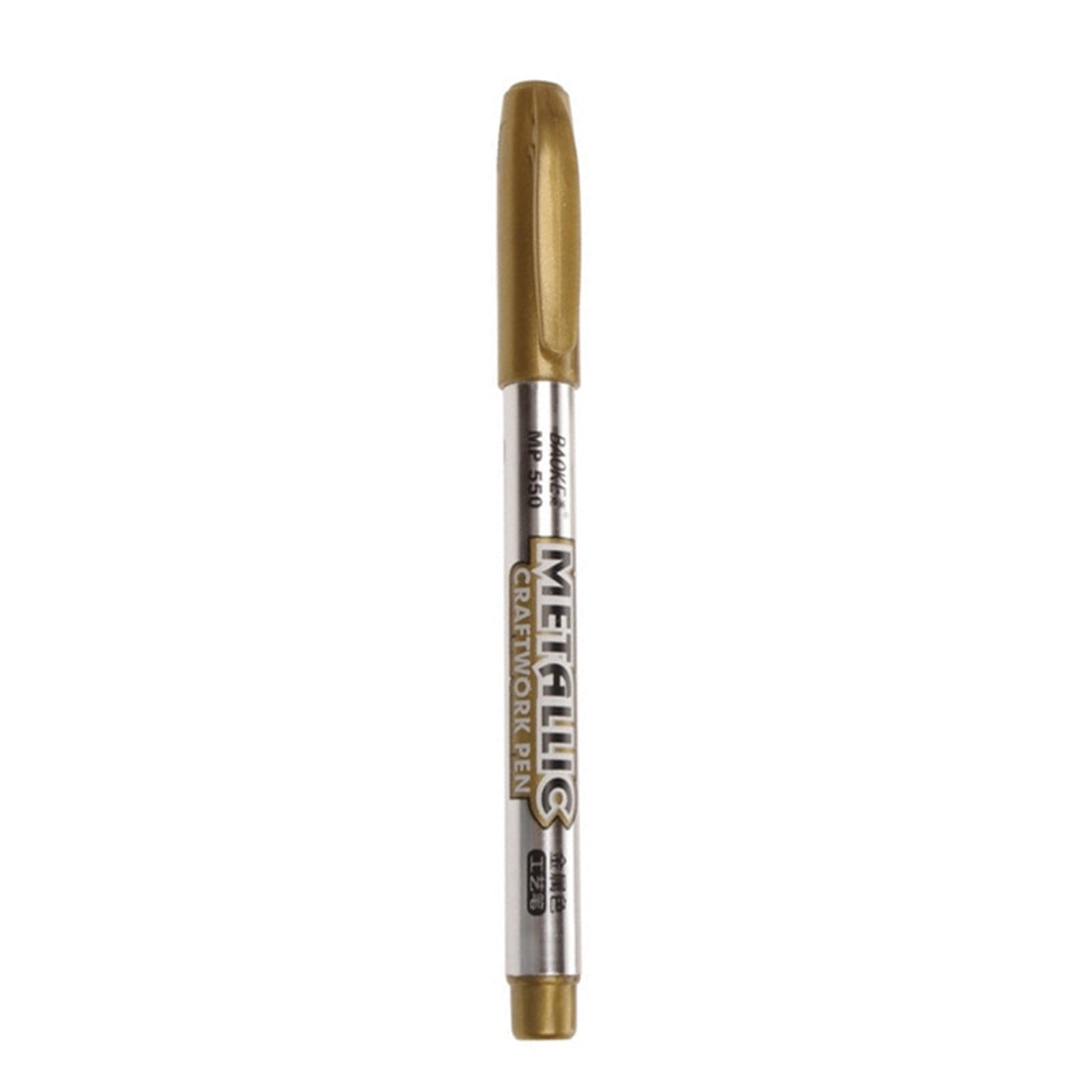 CMrtew Metallic Marker Pens, Metallic Permanent Paint Pen Markers ...