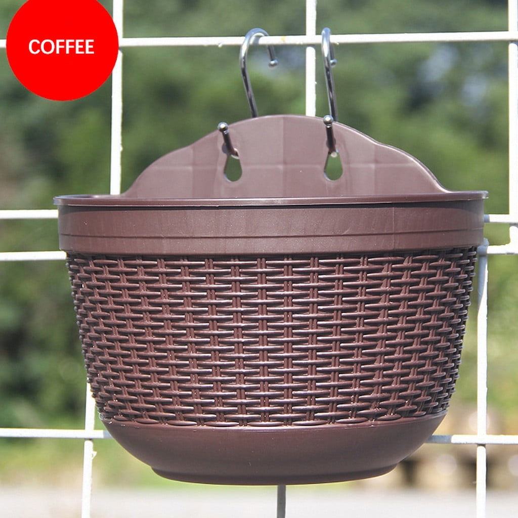 CMrtew Railing Planter, Hanging Planter Planters for Outdoor, 8.2 Inch ...