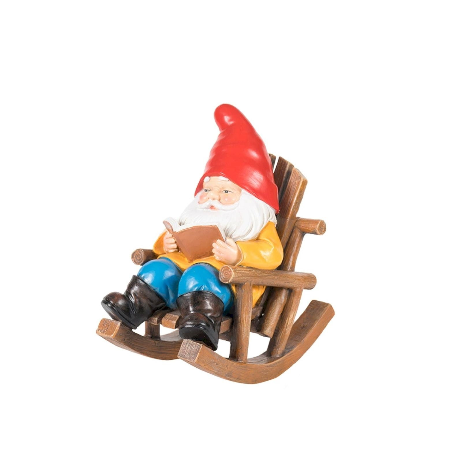 CMrtew Reading Garden Gnome Statue Ornament Garden Gnome Statue ...