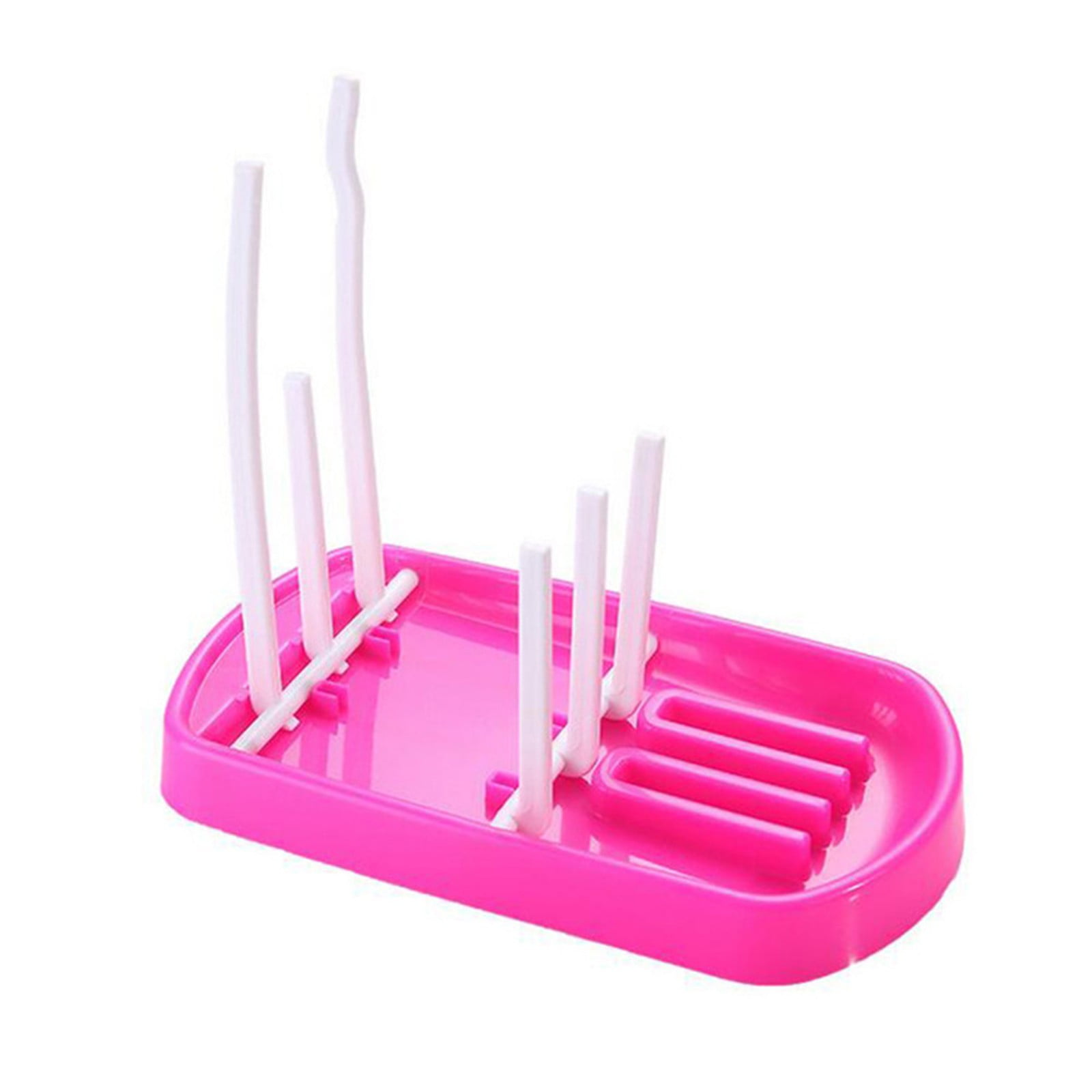 CMrtew Retractable Cup Drying Rack, Multi Position Drain Bottle Holder ...