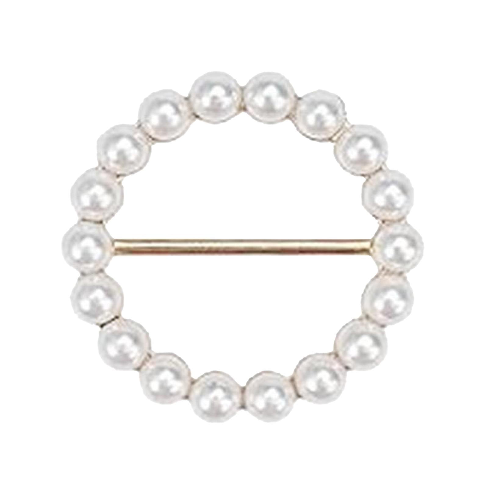 CMrtew ‌Scarf Ring Clip Metal Round Circle Buckle for Women Fashion T ...