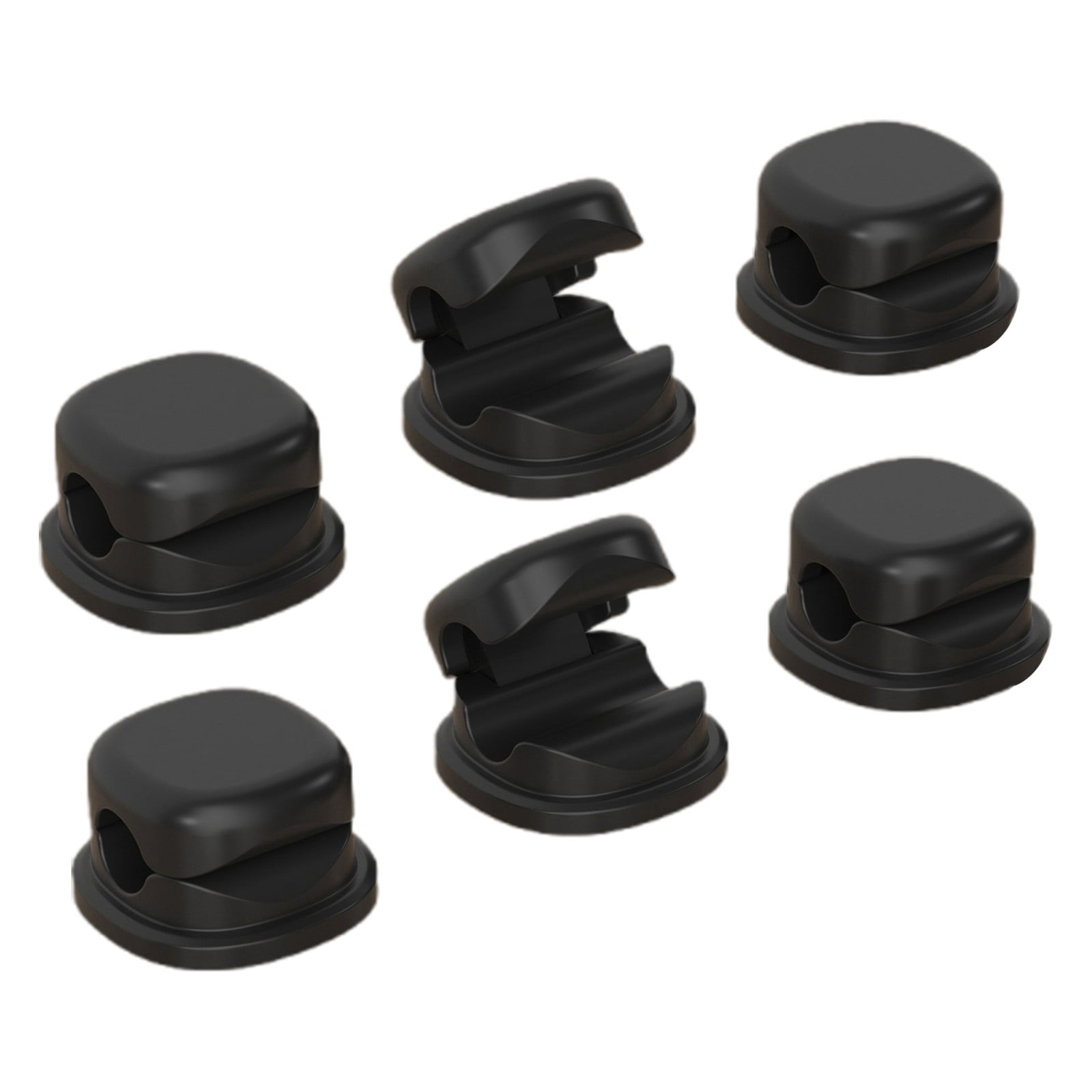 CMrtew Self-Adhesive Cable Organizer 6-Pack | Adjustable Cord Holder ...