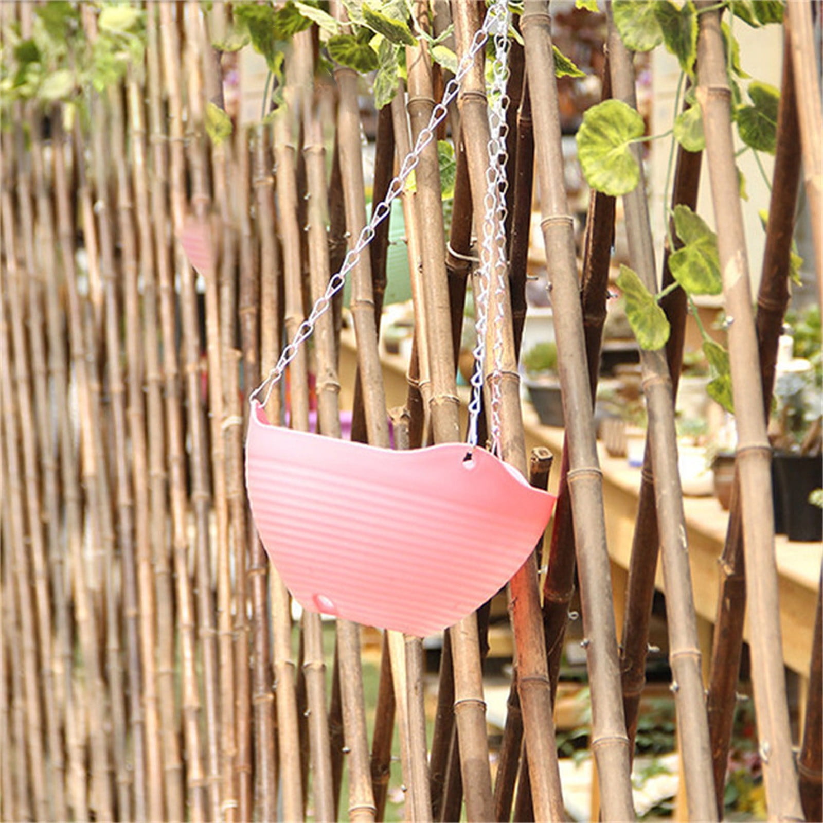CMrtew Self-Watering Hanging Planters, 9.4 inch Garden Hanging Plant ...