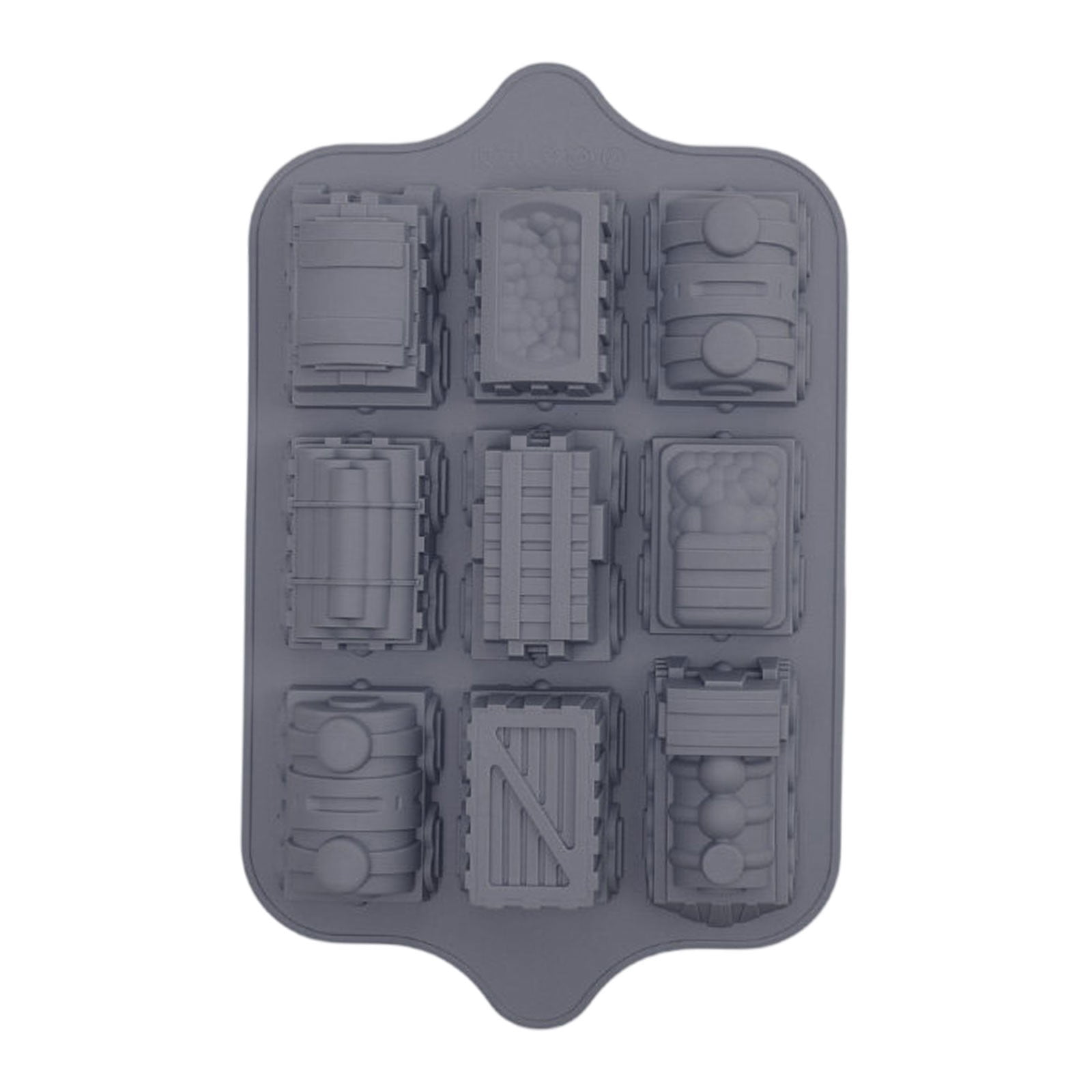 CMrtew Silicone Train Cake Mold - 9 Cavity Non-stick Baking Mold for ...