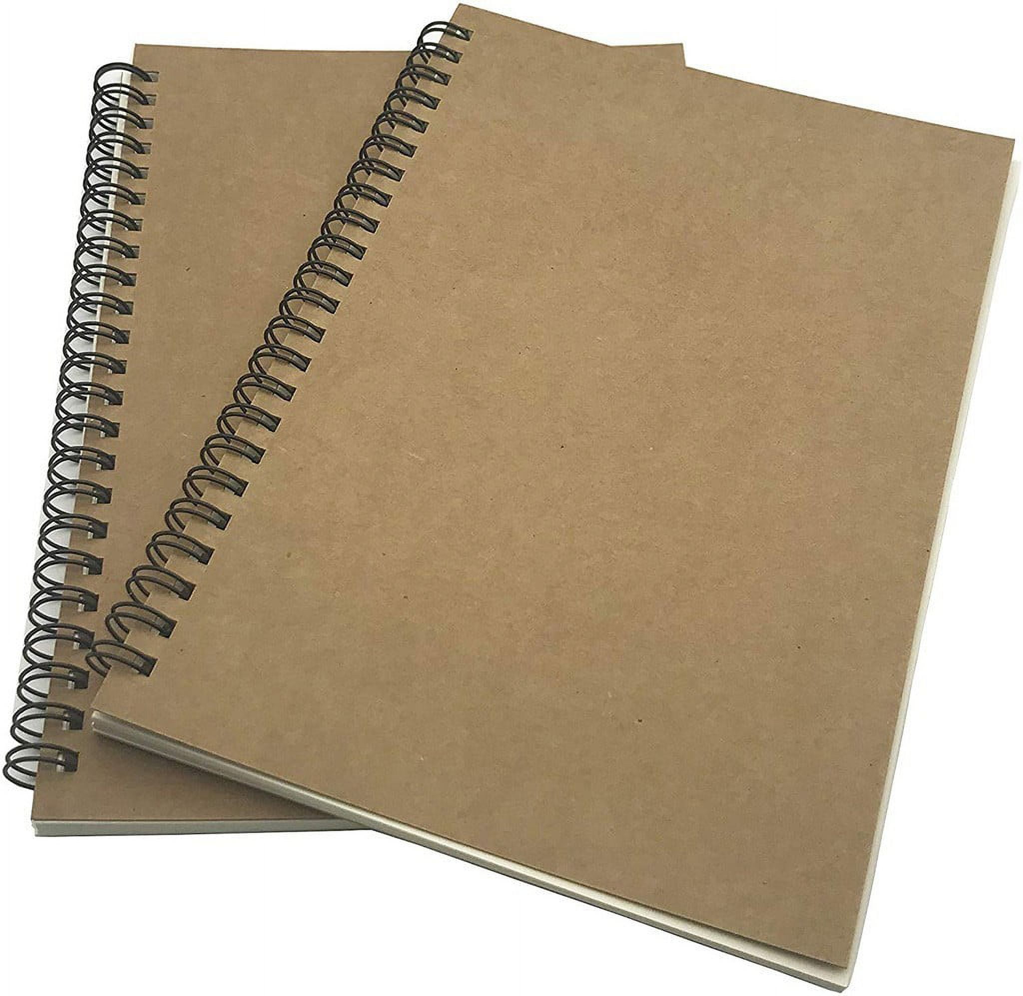 CMrtew Soft Cover Spiral Notebook Journal 2-Pack, Blank Sketch Book Pad ...
