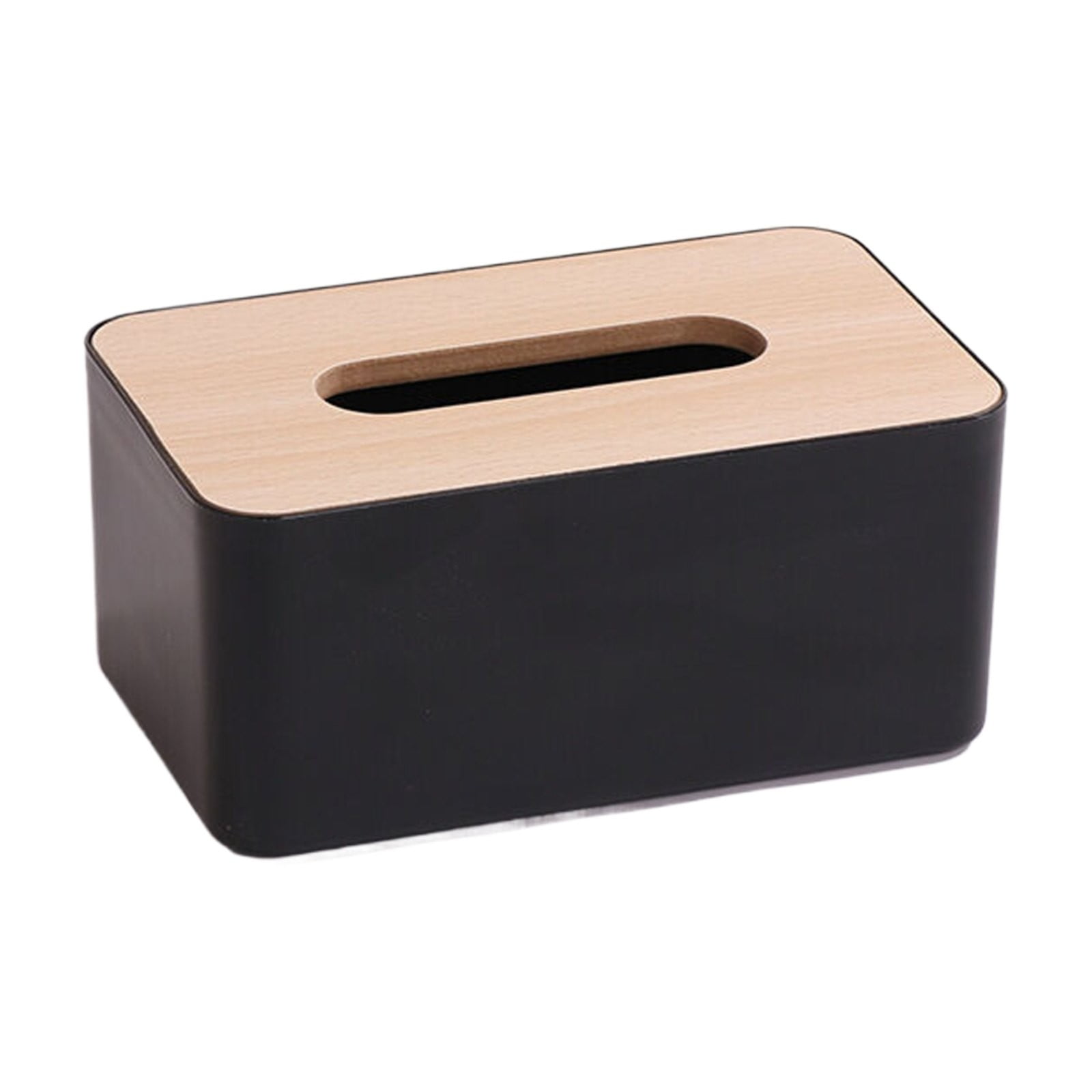 CMrtew Solid Wood Tissue Box Cover & Holder Rectangular Decorative ...