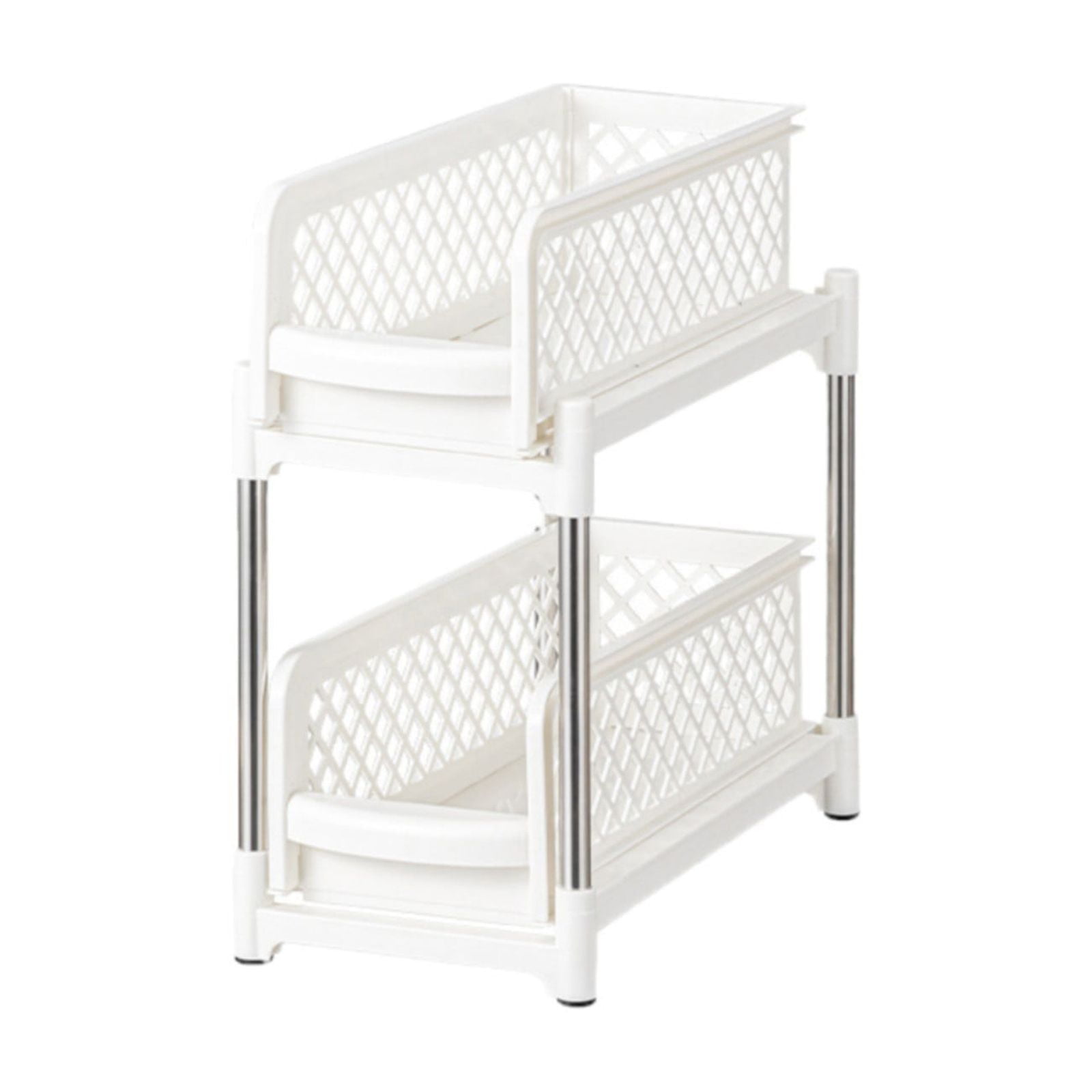 CMrtew Storage Basket Pull Out Cabinet Organizer Kitchen Cabinet Drawer ...