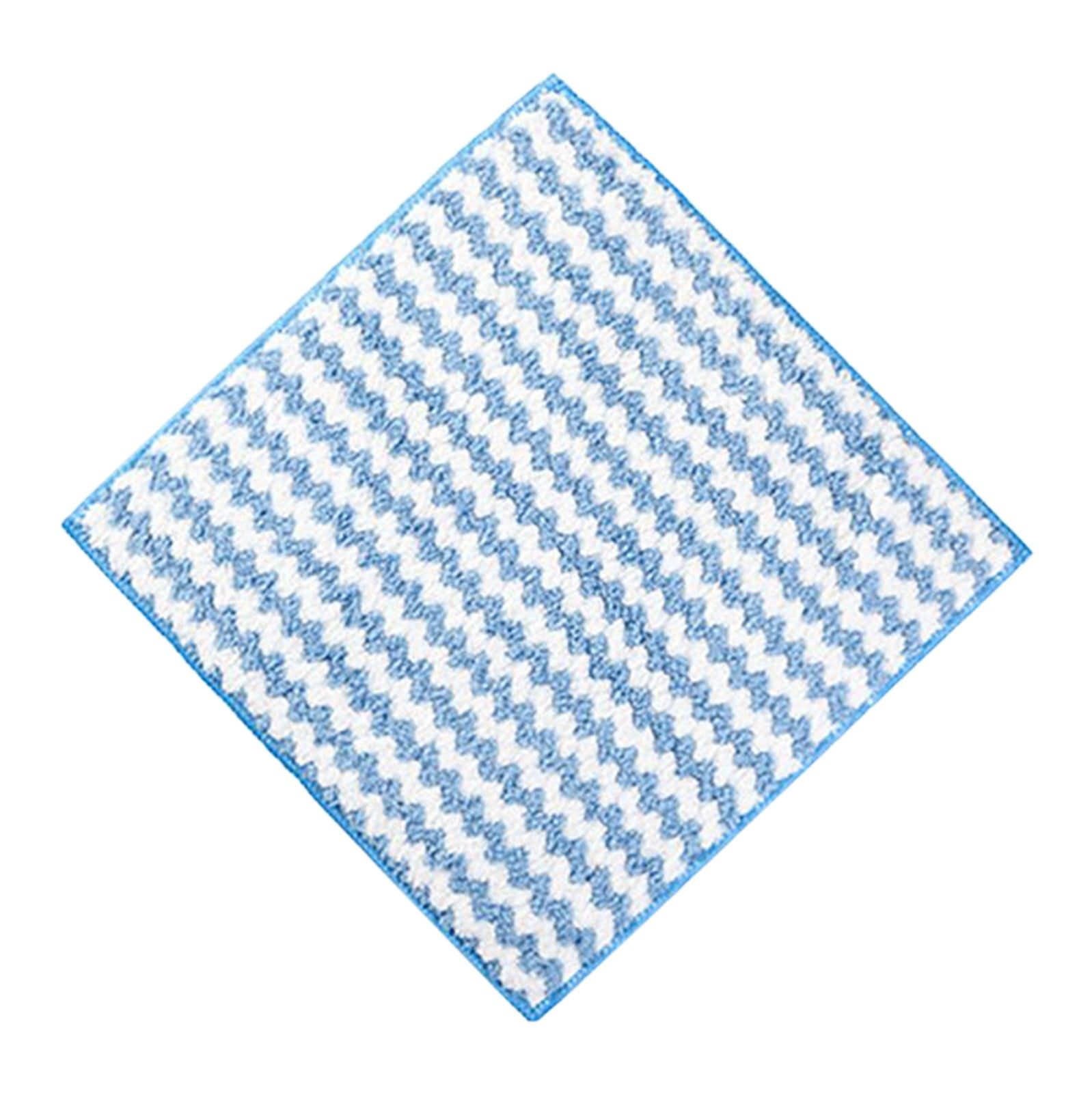 CMrtew ‌Striped Coral Velvet Dish Towels Thickened Absorbent Kitchen ...