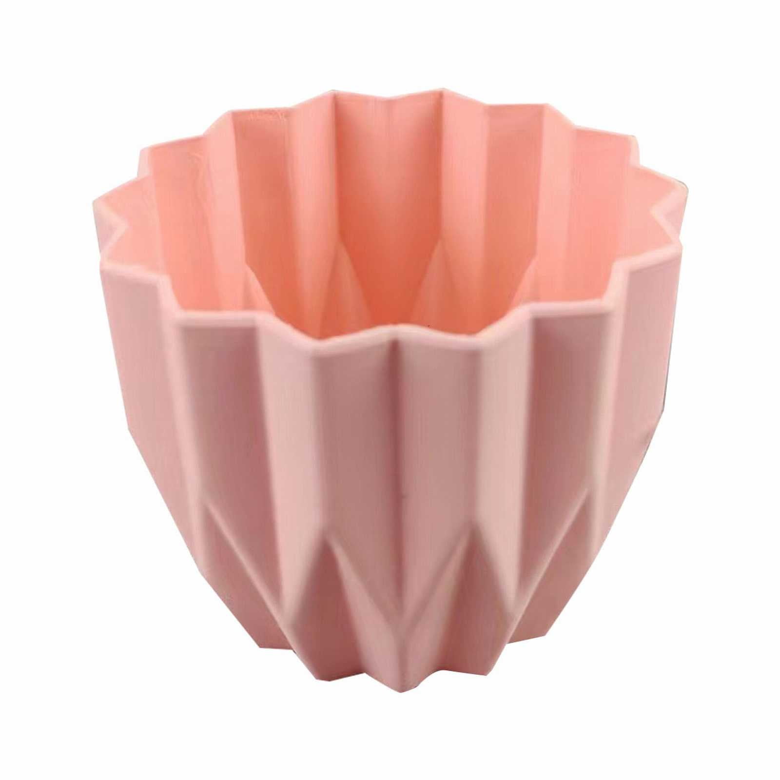 CMrtew Ceramic Flower Plant Pots Style Striped Plastic Ceramics Flower ...