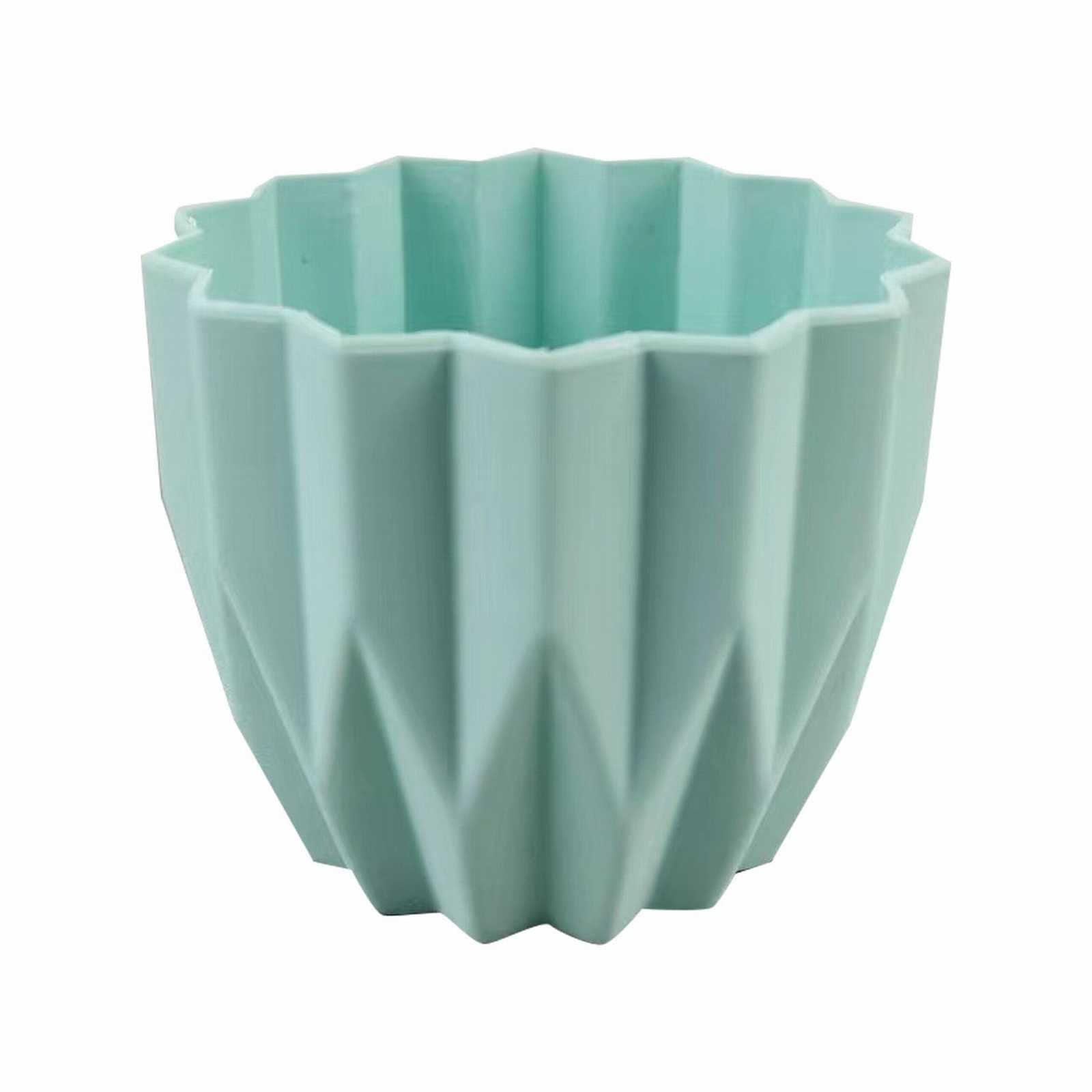 CMrtew Ceramic Flower Plant Pots Style Striped Plastic Ceramics Flower ...