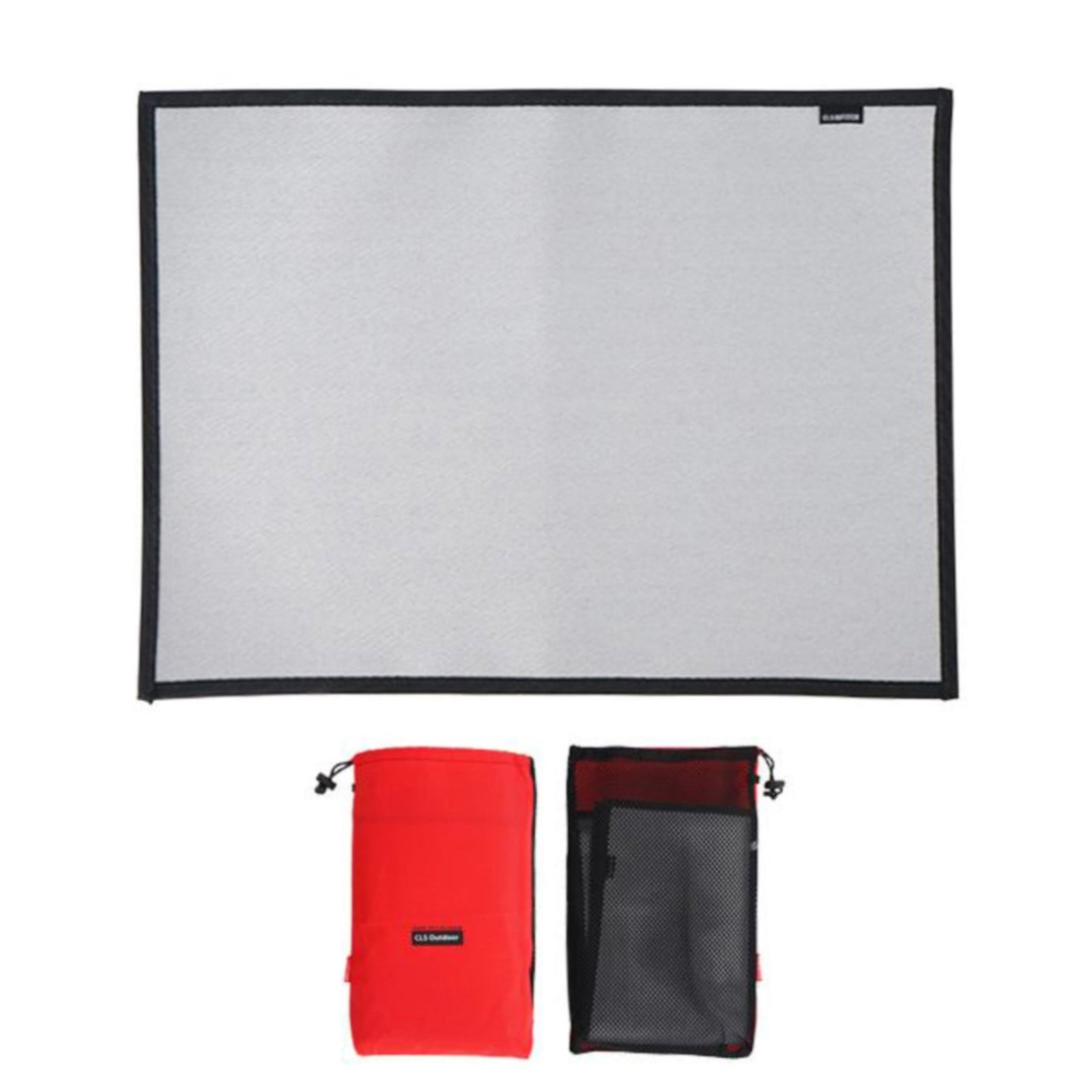 CMrtew Under Grill Mat for Outdoor Grill, Double-Sided Fireproof grill ...
