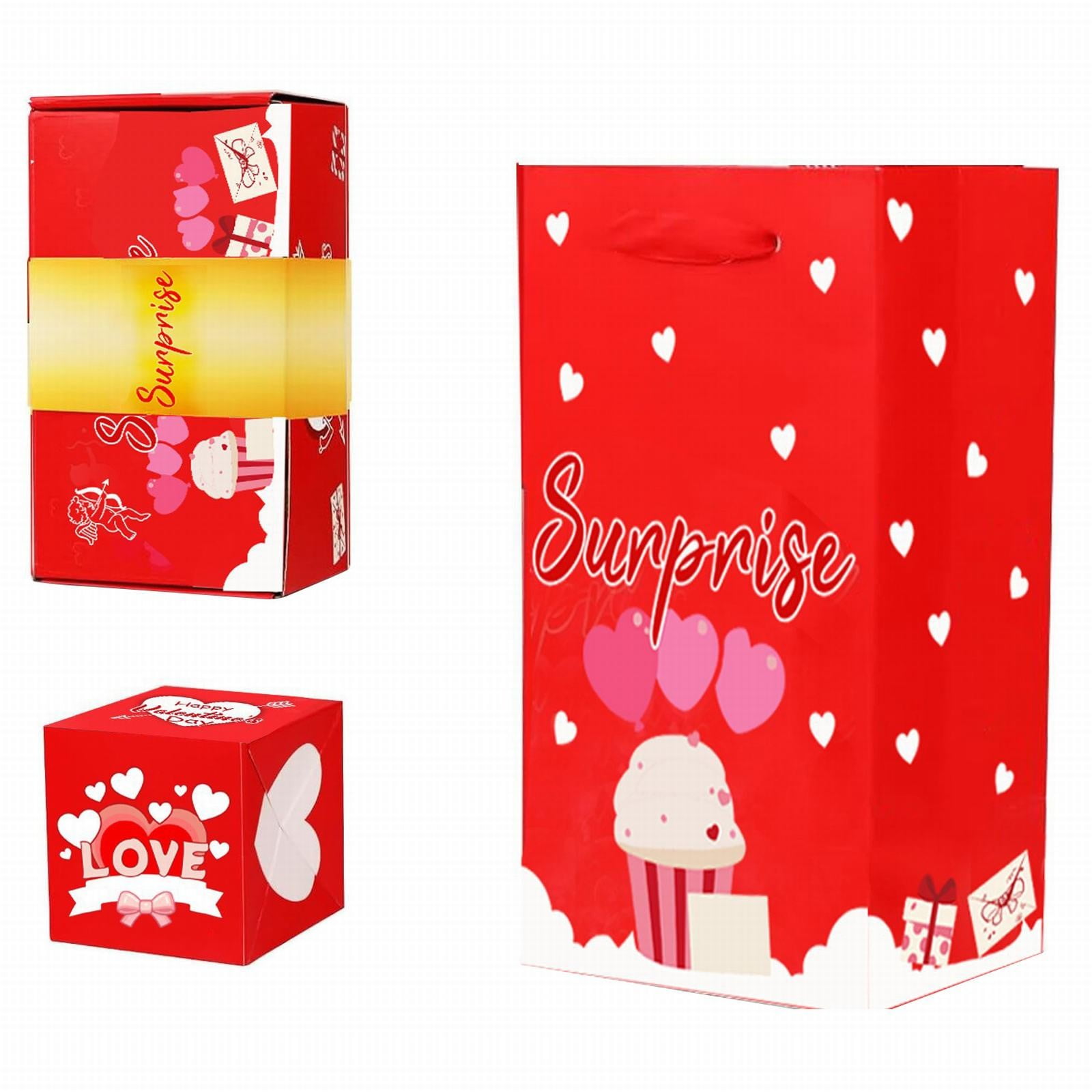 CMrtew Valentine's Day Gift Box Boxes Set Unique Creativity Up Boxes ...