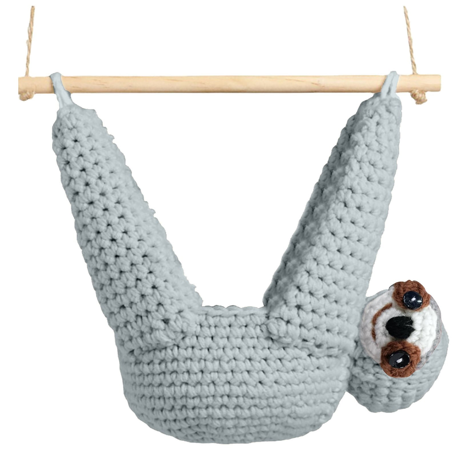 CMrtew Whimsical Sloth Hanging Planter Kit | Adorable Succulent Holder ...