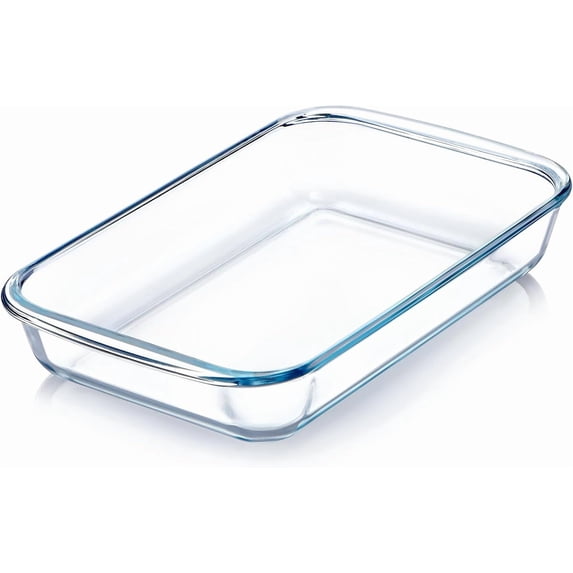 CN 1.5QT Glass Baking Dish for Oven, Single Serving Glass Pan for ...