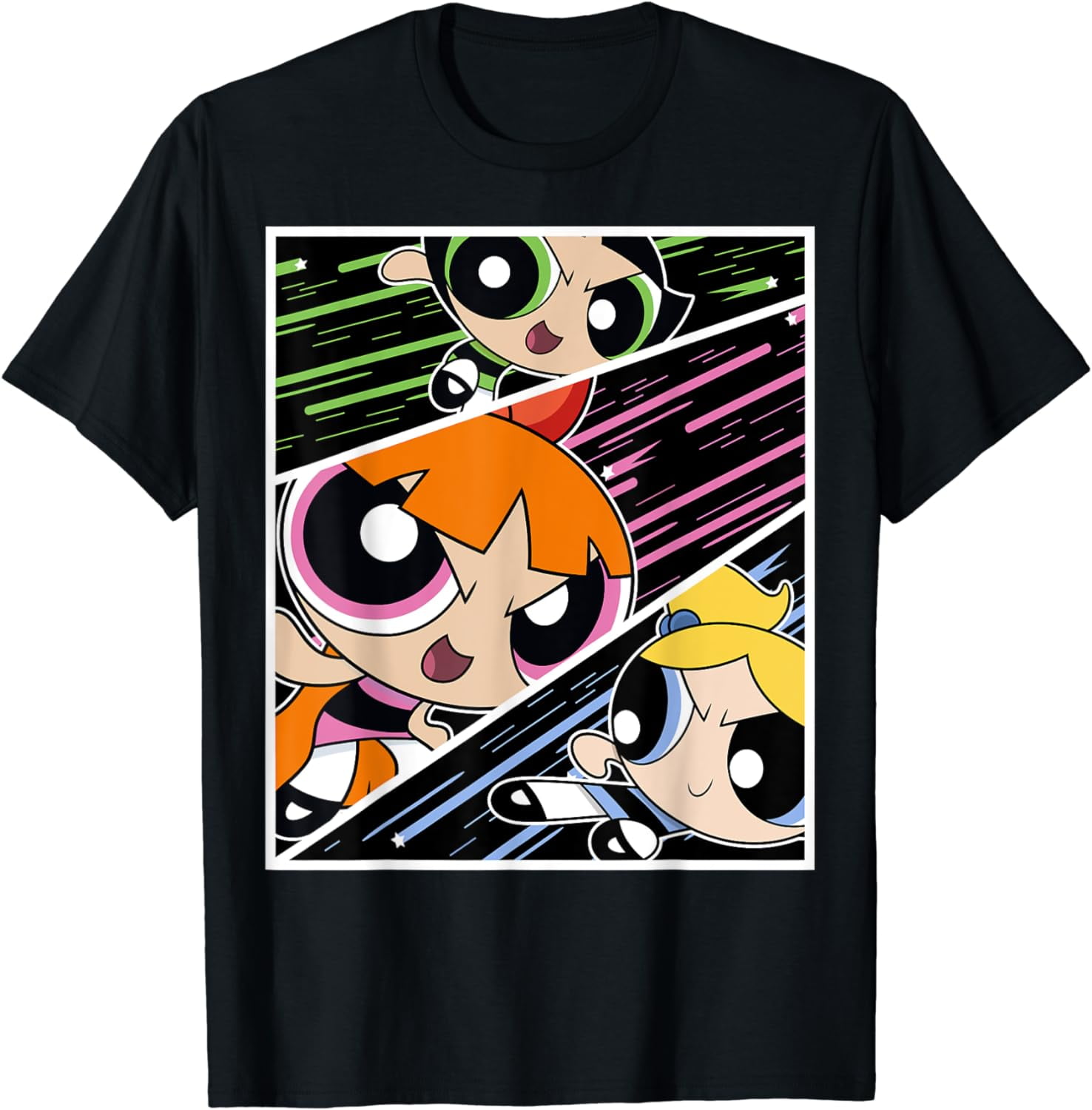 CN The Powerpuff Girls Action Shot Panels T-Shirt - Walmart.com