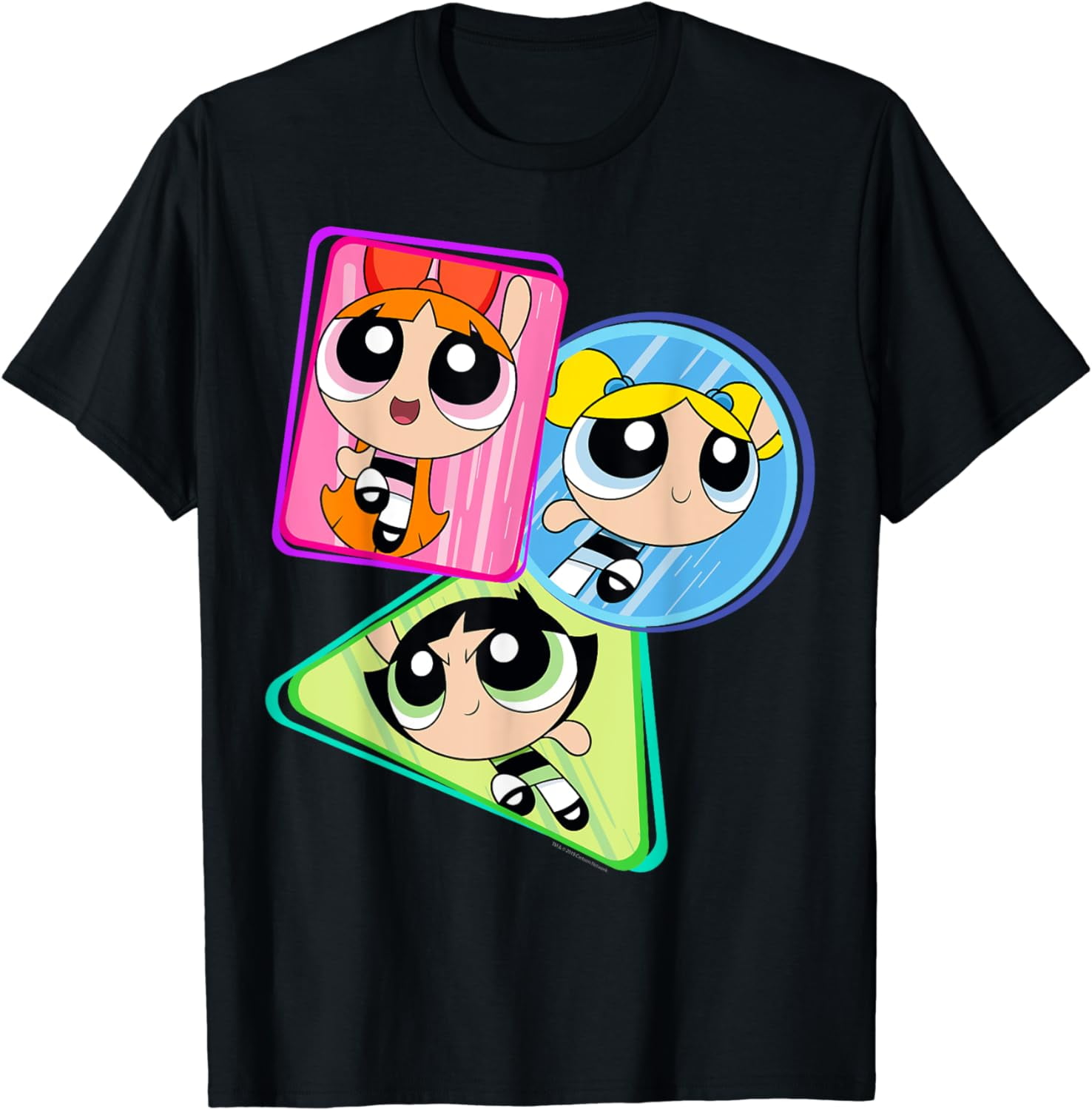 CN The Powerpuff Girls Trio Action Shot T-Shirt - Walmart.com
