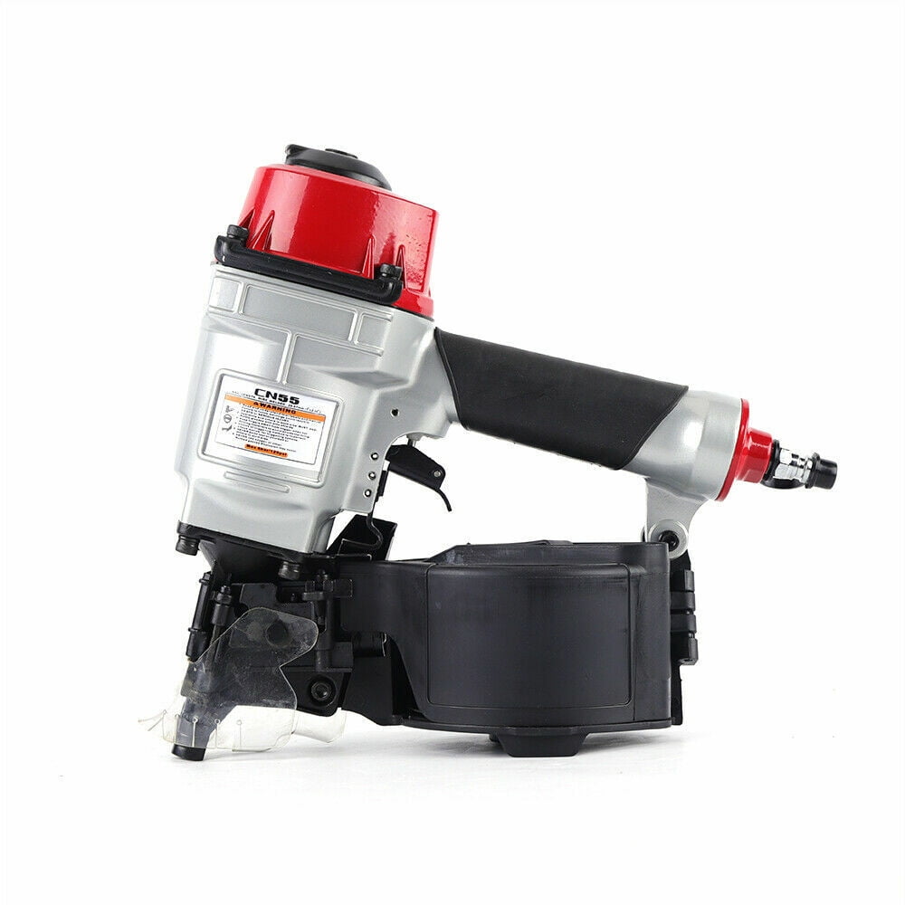 CN55 Pneumatic Coil Siding Nailer Industrial Portable Nail Gun 75psi ...