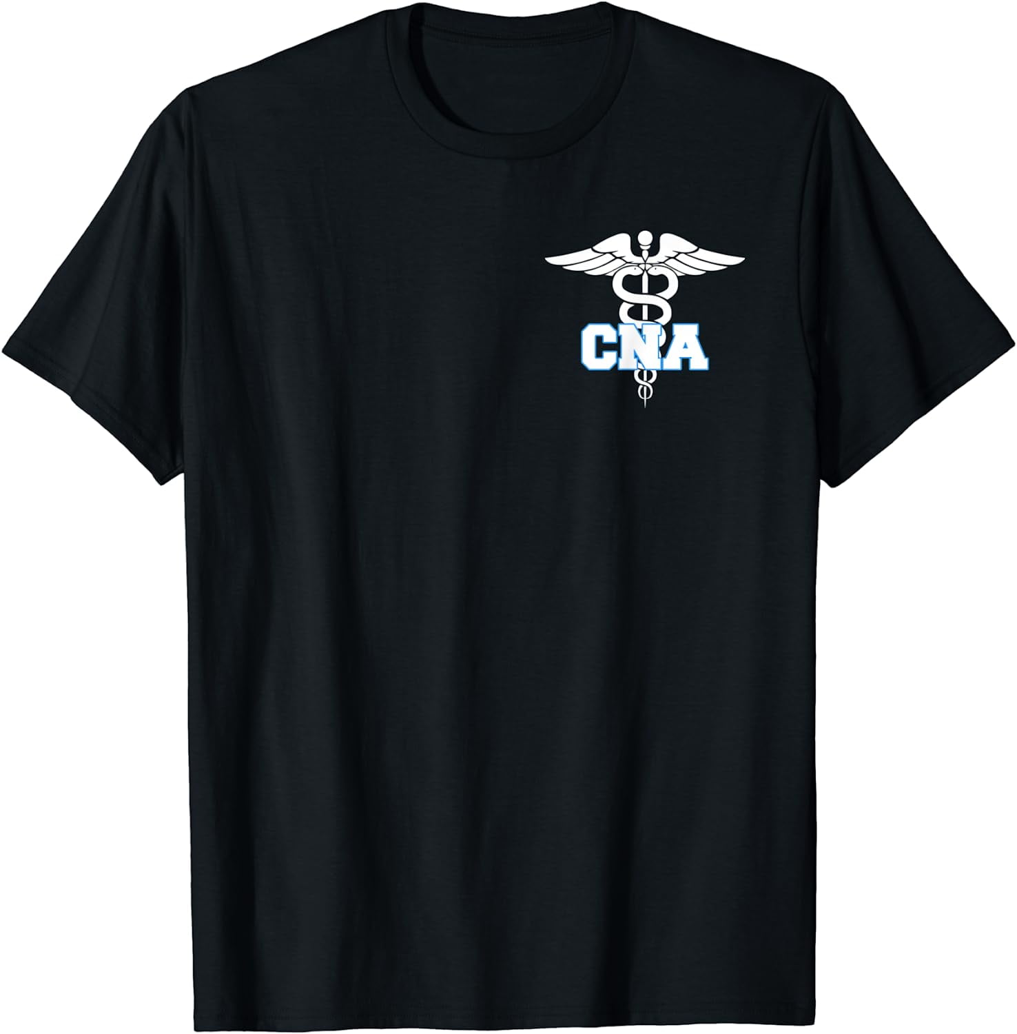 CNA Caduceus Medical Symbol Nurse Gifts T-Shirt - Walmart.com