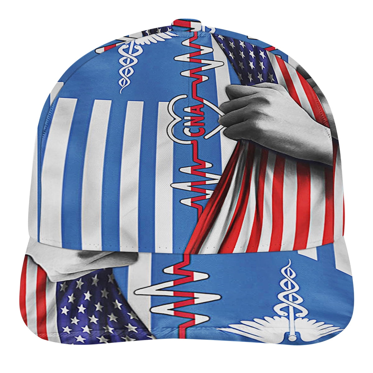 CNA Certified Nursing AssiStnt American flag CNA Nurse baseball cap hat ...