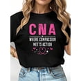 CNA Certified Nursing Assistant Patient Health Medical Care T-Shirt ...