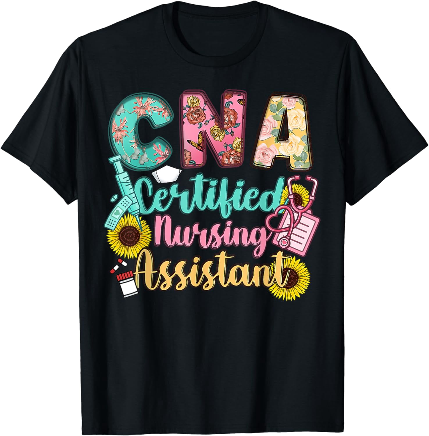 CNA Certified Nursing Assistant T-Shirt - Walmart.com