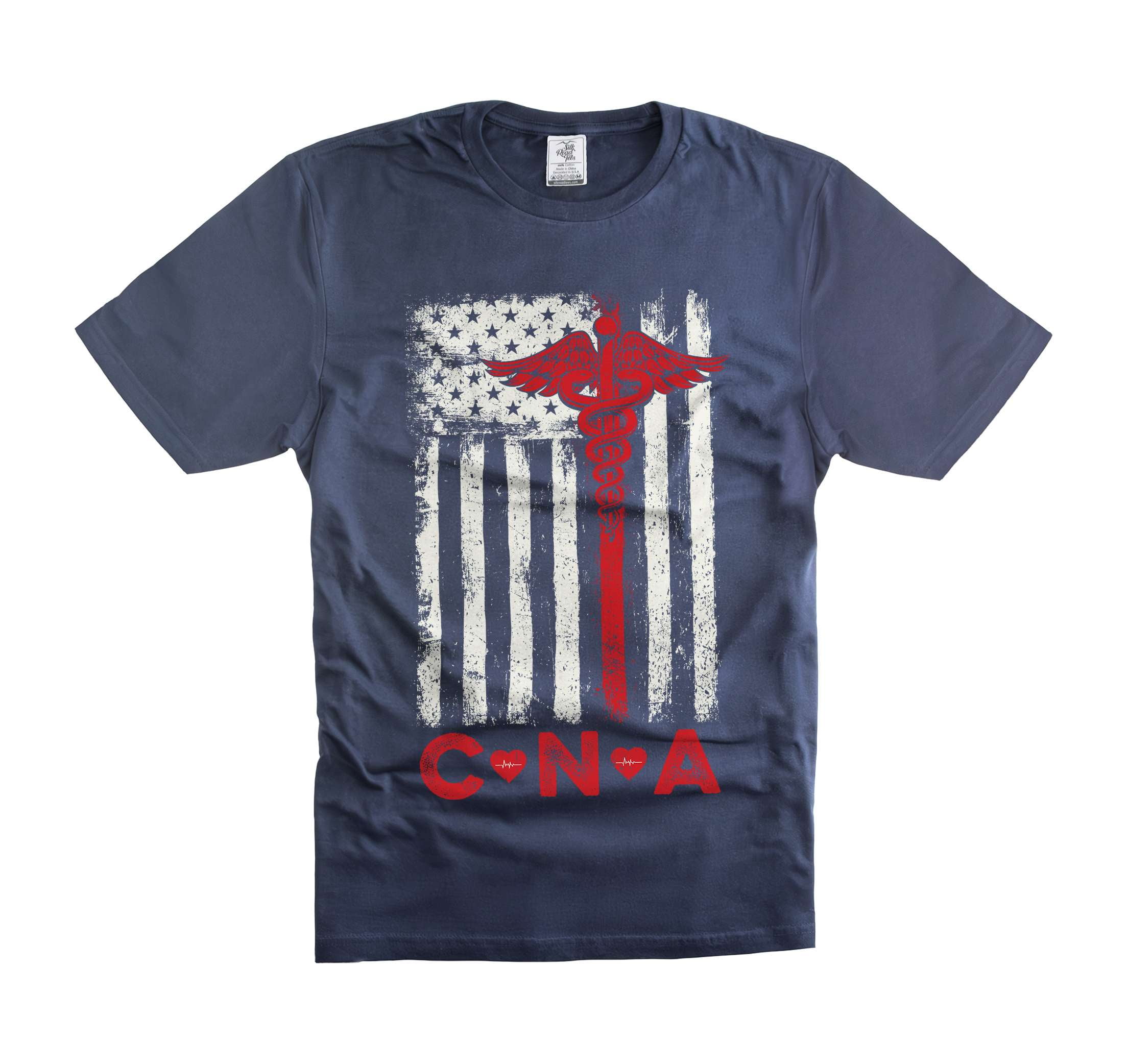CNA Flag Shirt American CNA Shirt Certified Nursing Assistant Shirt ...