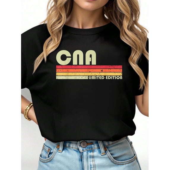 CNA Funny Job Title Profession Birthday Worker Idea T-Shirt - Walmart.com