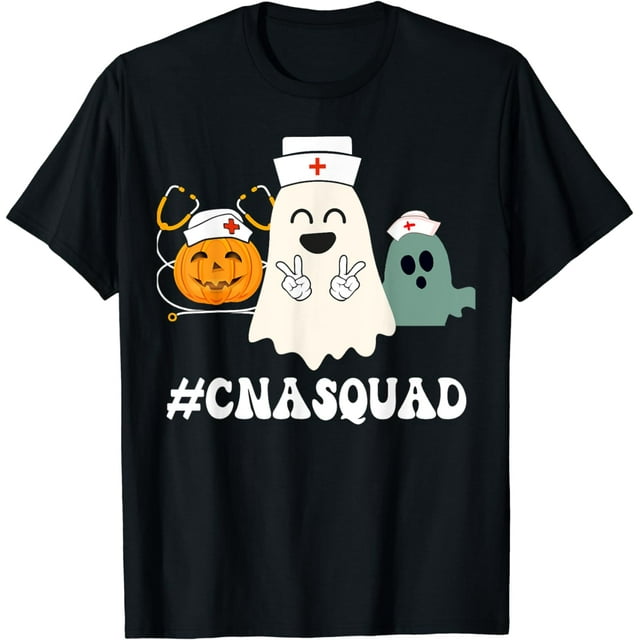 CNA Halloween Scrubs Costume As CNA Squad Matching T-Shirt - Walmart.com