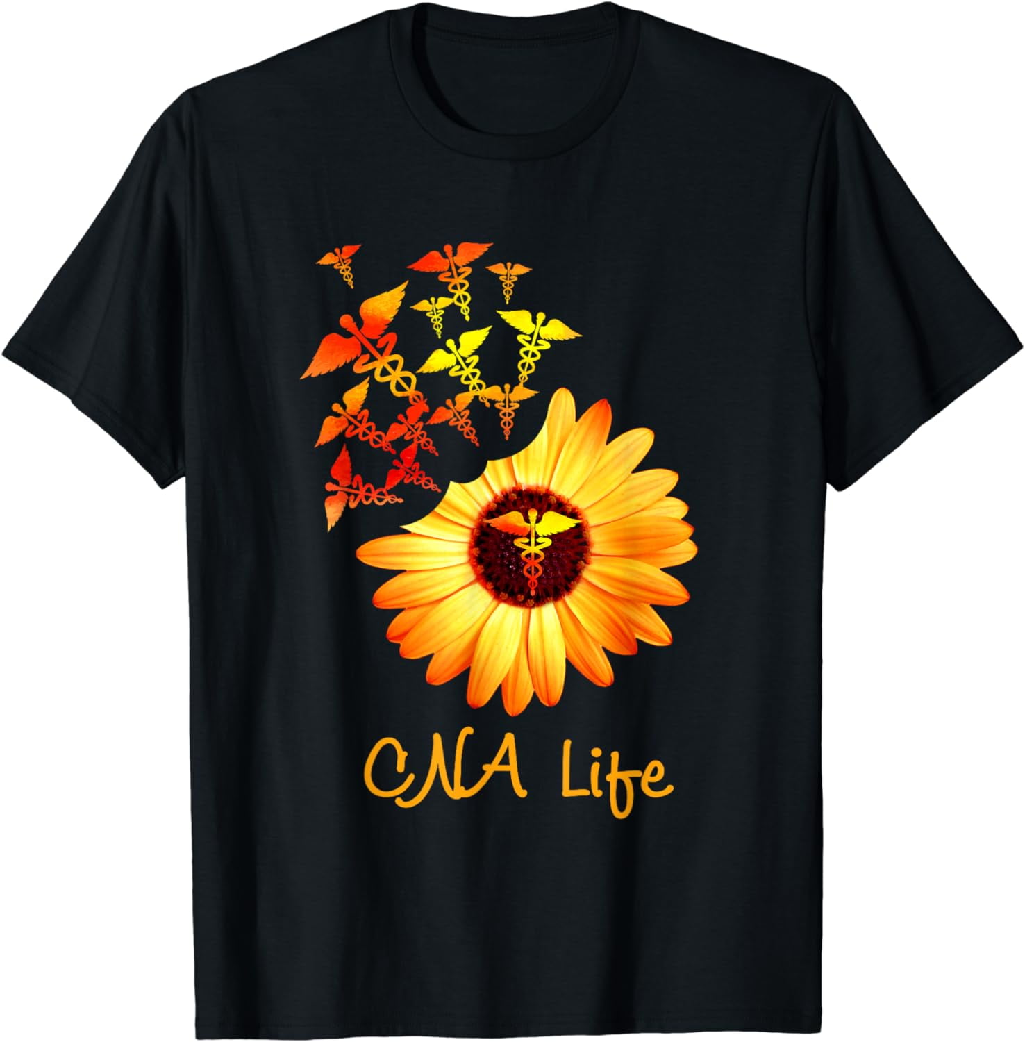 CNA Life Sunflower Tshirt Cute Nurse Gifts - Walmart.com