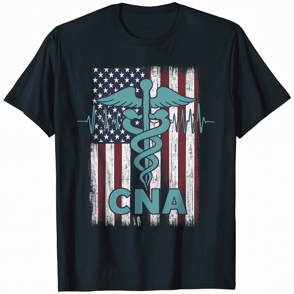 CNA Life T-Shirt Medical Professional Nursing Staff Top - Walmart.com