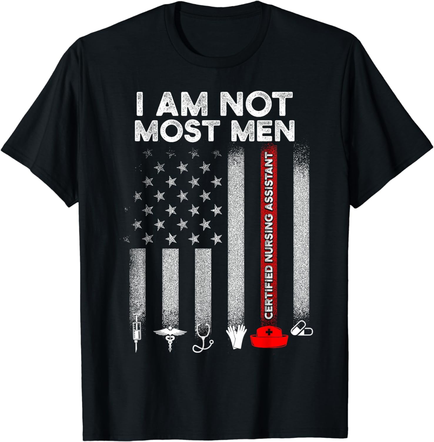 CNA Most Men Certified Nursing Assistant DA1 Cotton T-Shirt - Walmart.com