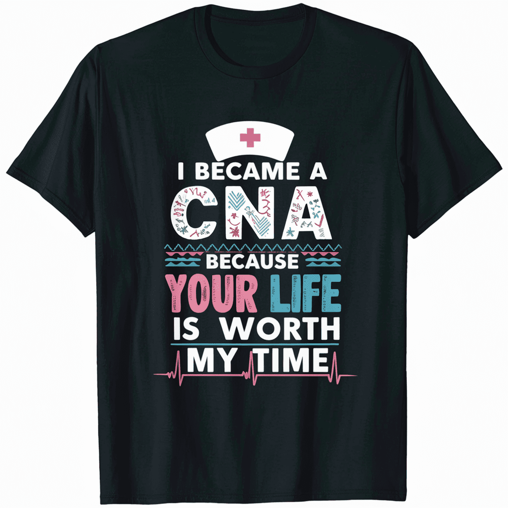 CNA Nurse Slogan Tee: Where Dedication Meets Joy - Walmart.com