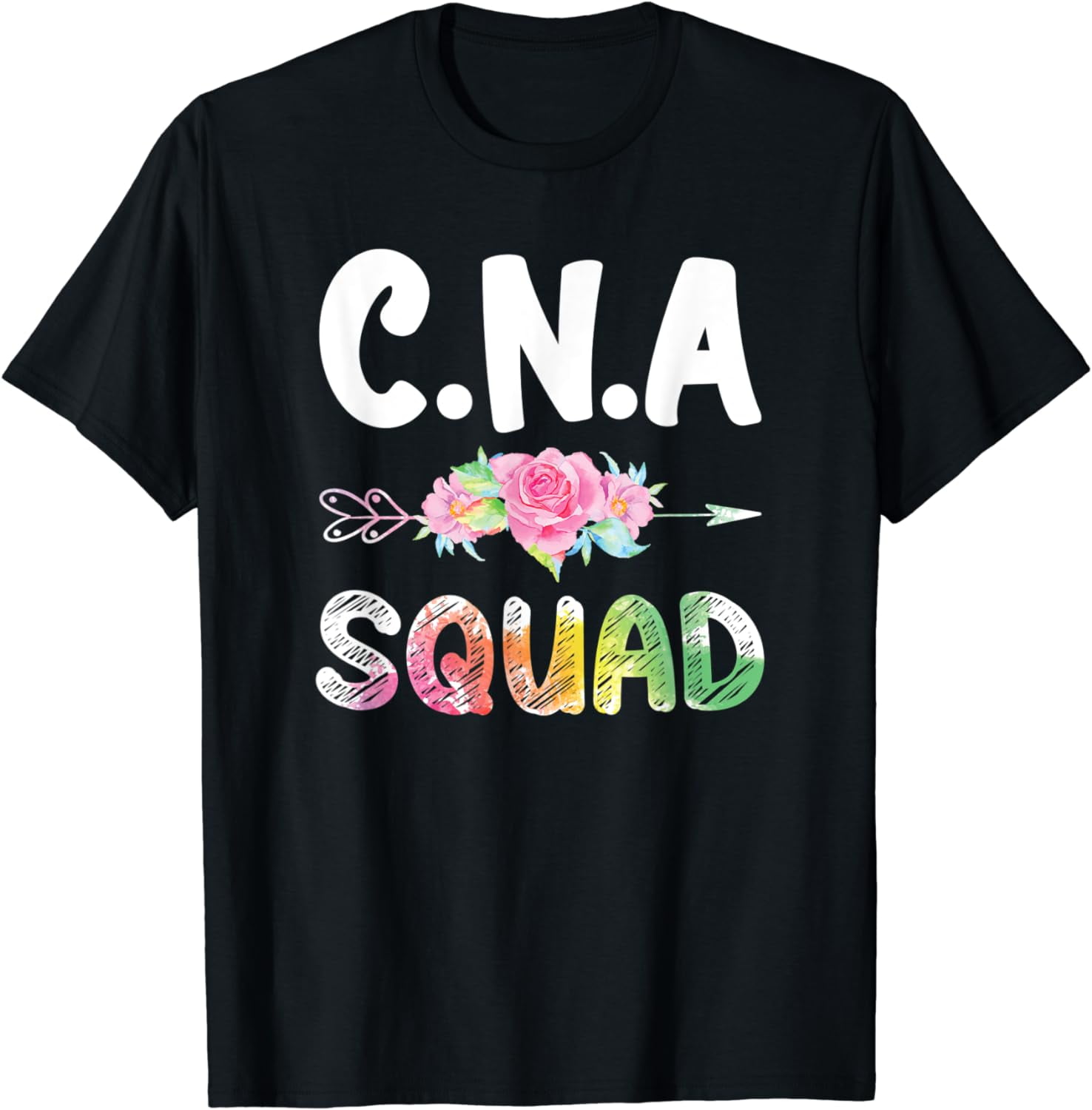 CNA Nurse Squad Shirt Certified Nursing Assistant Matching T-Shirt ...