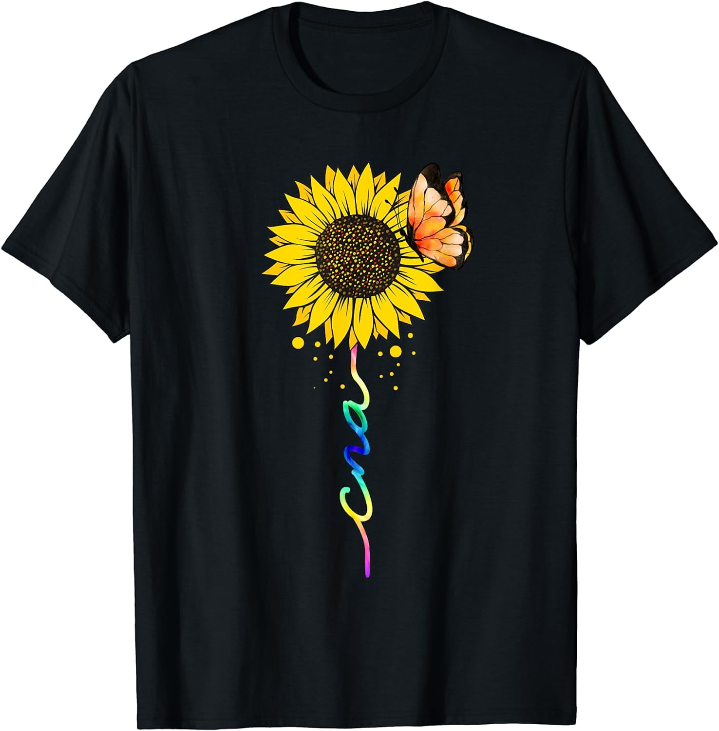 CNA Nurse Sunflower Certified Nursing Assistant T-Shirt - Walmart.com