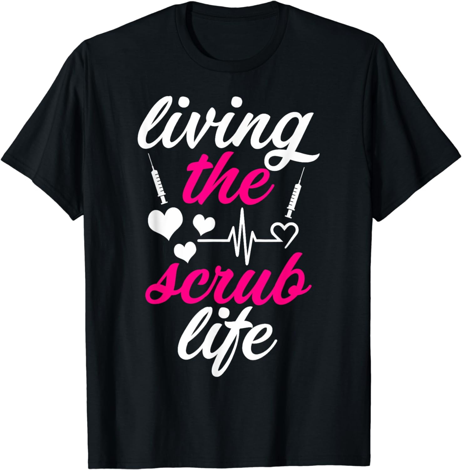 CNA Nurses The Scrub Life CNA Nurses Living The Scrub Life T-Shirt ...