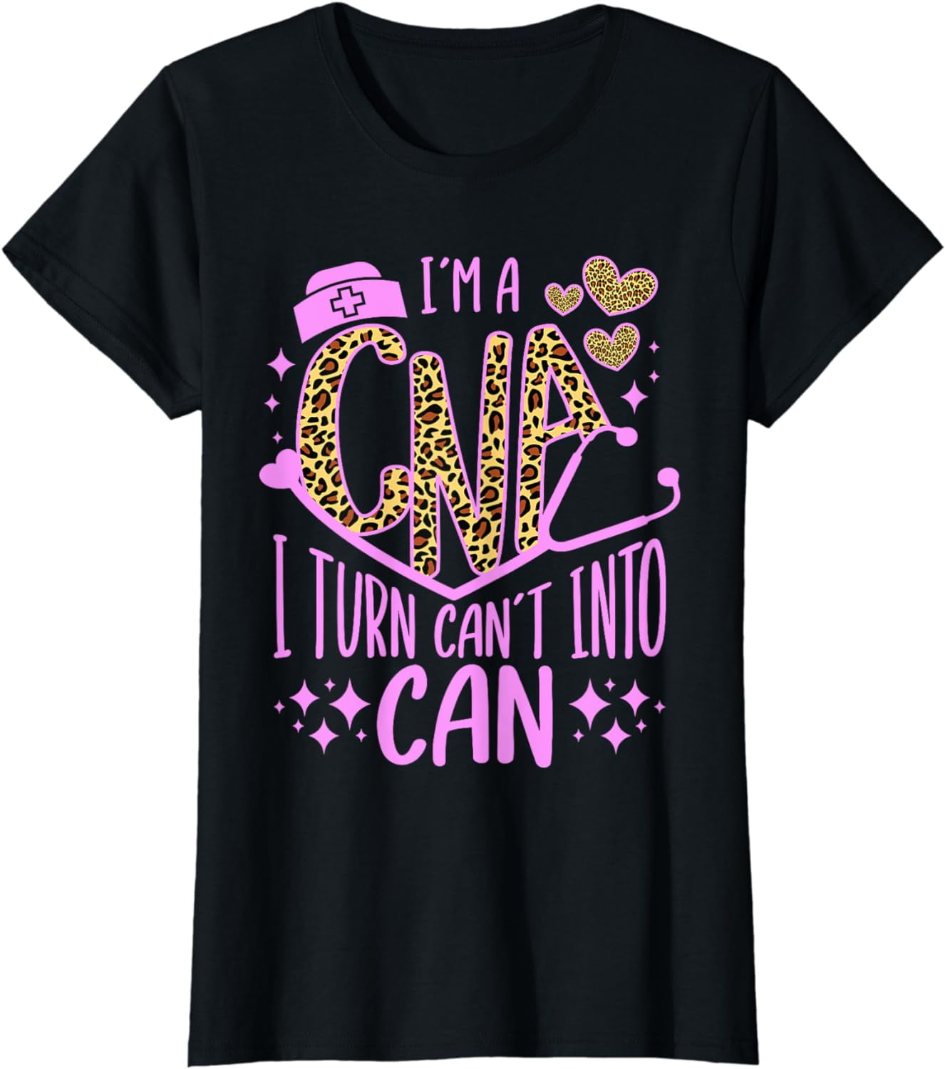 CNA Nursing Quotes Funny Nurse Lovers Cute CNA T-Shirt - Walmart.com