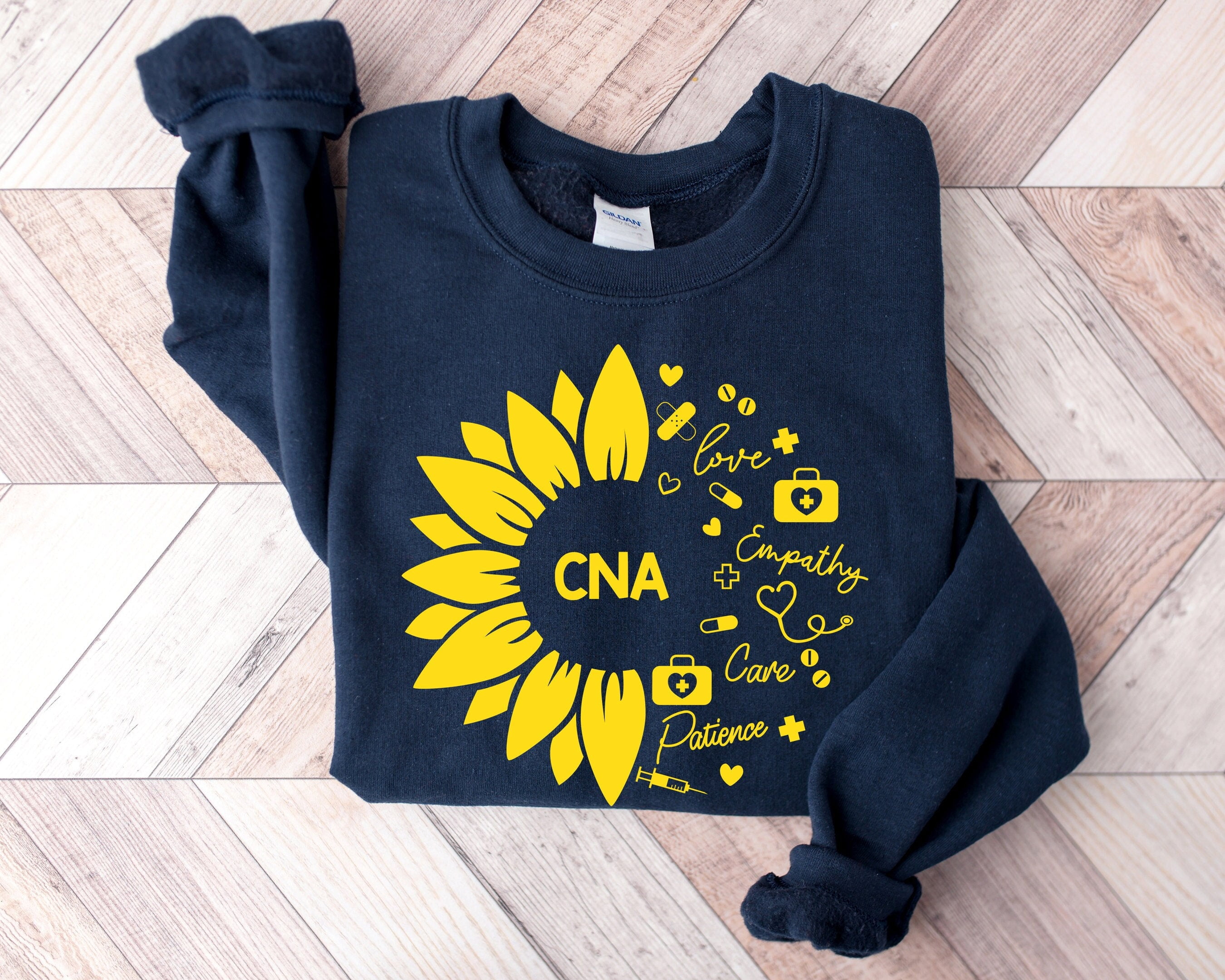 CNA Sunflower Shirt: Nurse Life Tee, RN Gift - Walmart.com