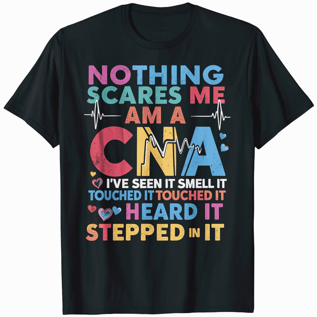 CNA T Shirt Certified to Serve with Heart and Skill Tee - Walmart.com