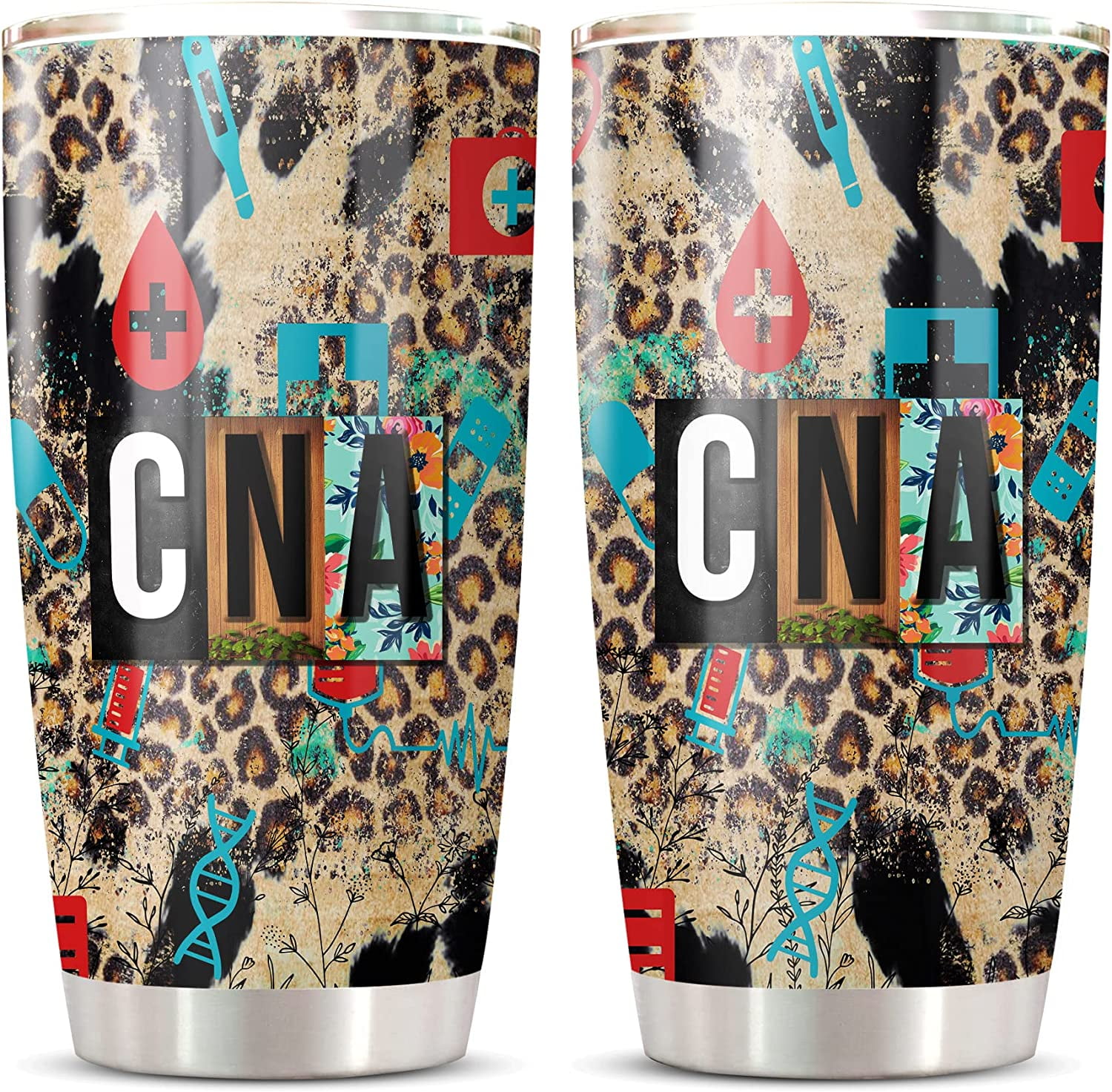 CNA Tumbler 20 Oz with Lid, Nurse Tumbler Isulated Stainless Steel, CNA ...