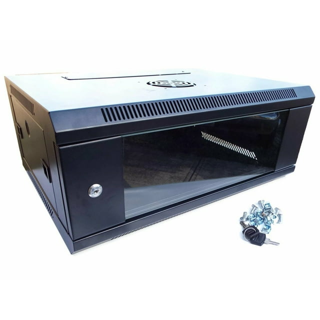 CNAweb 19" 4U Wall Mount Network Security DVR NVR Cabinet Enclosure ...