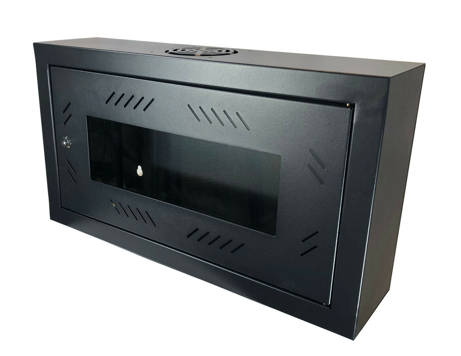 CNAweb 19 Inch 6U Slim SoHo Wall Mount Network Cabinet Enclosure 6 ...