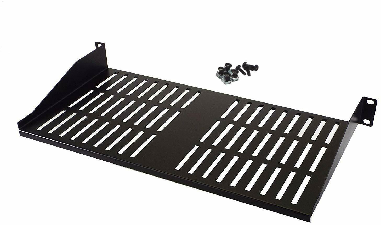 CNAweb 1U 19-Inch Vented Server Metal Component Rackmount Shelf for ...