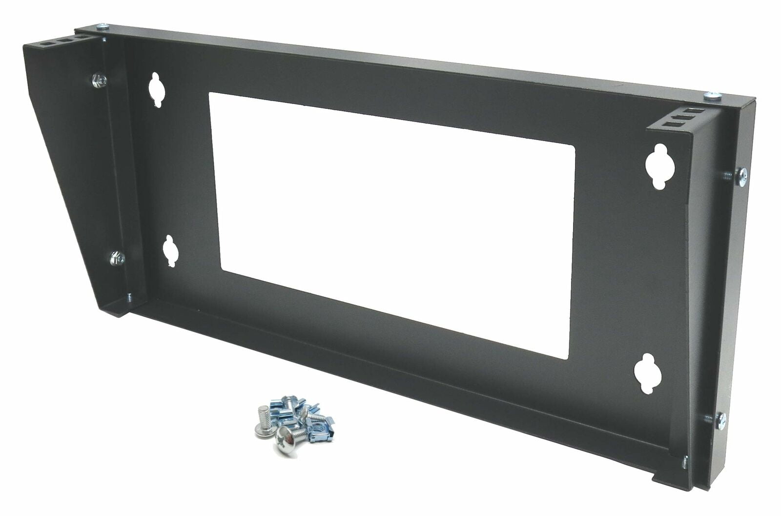 CNAweb 1U Folding 19-Inch Wall Mountable Vertical Network Rack and ...